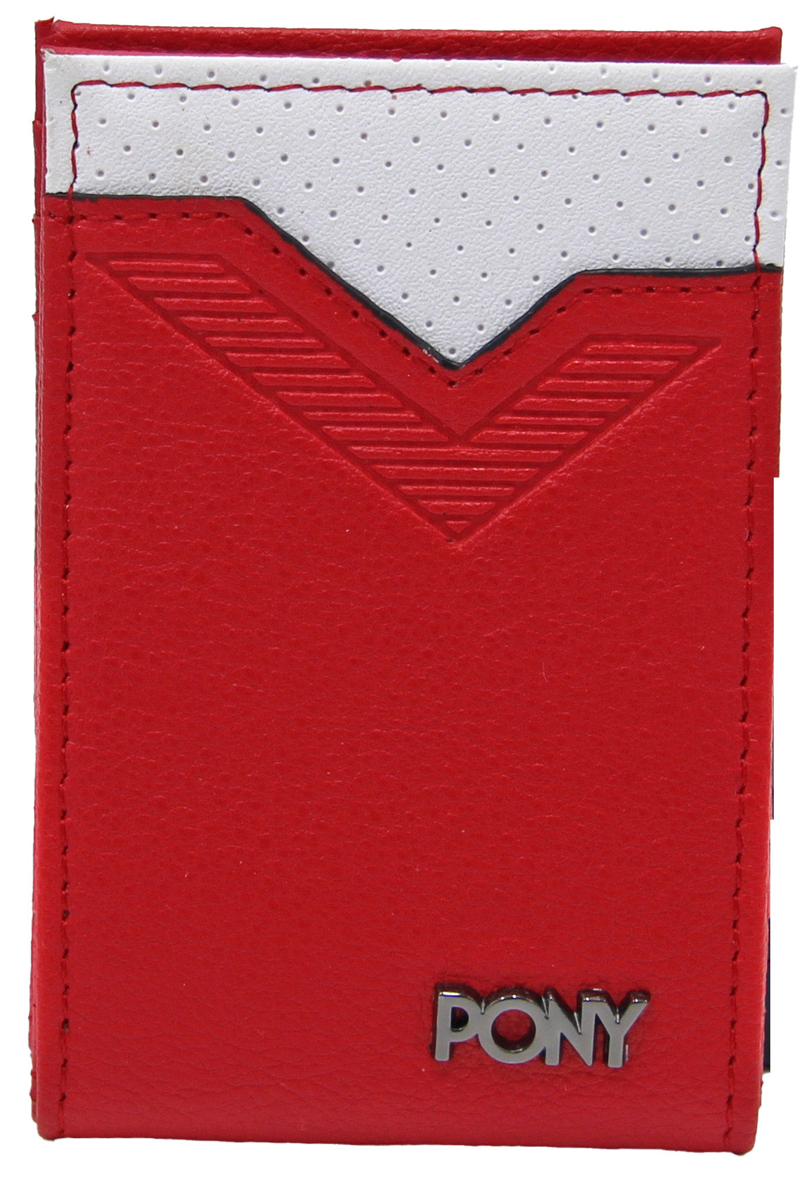 GIL TWO FOLD RED WALLET WITH MAGNETIC – PONY